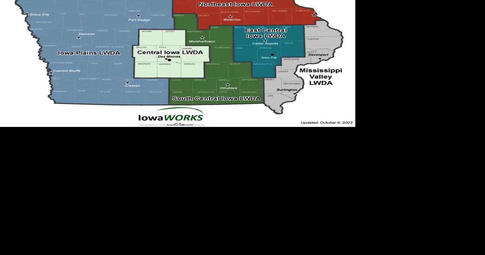Iowa’s Workforce Development Areas are seeking to merge | Local News ...