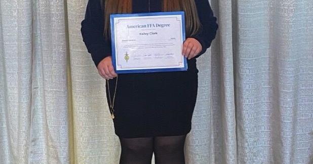 Salute to FFA: Clark set, achieved lifetime goal | Local News ...