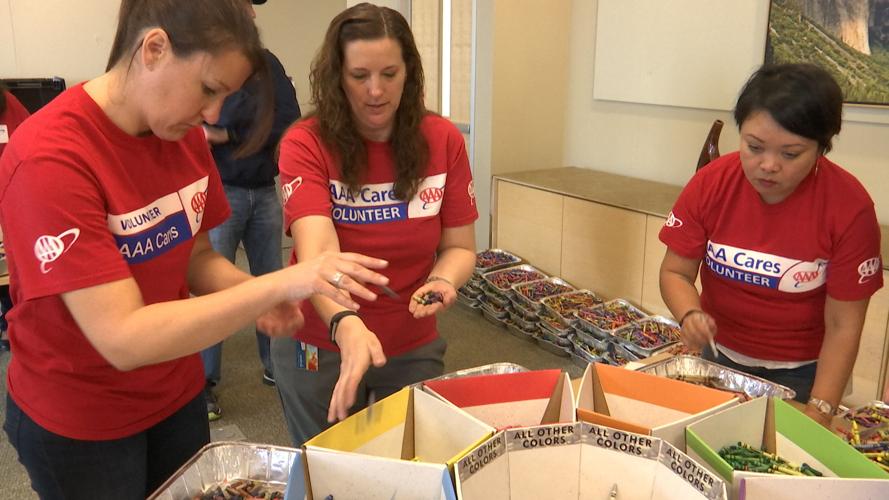 CSAA Insurance Group Volunteer at Event for The Crayon Initiative ...