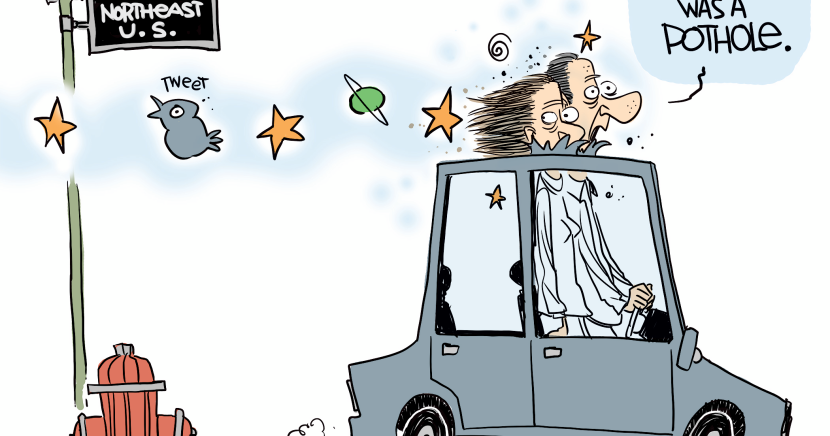pothole cartoon | Editorial Cartoons | djournal.com