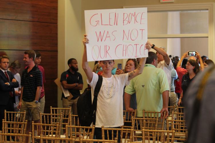 PHOTOS: Ole Miss chancellor announcement cancelled after protest ...