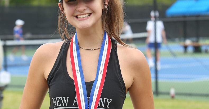 Bulldog tennis wins three state individual titles in 4A | New Albany ...
