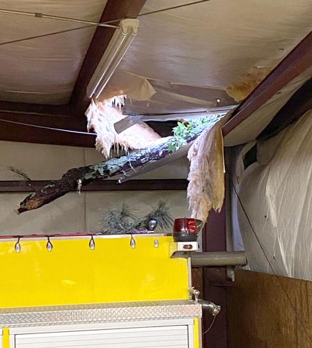East Union VFD Station 1 awaits repairs after felled trees damage ...