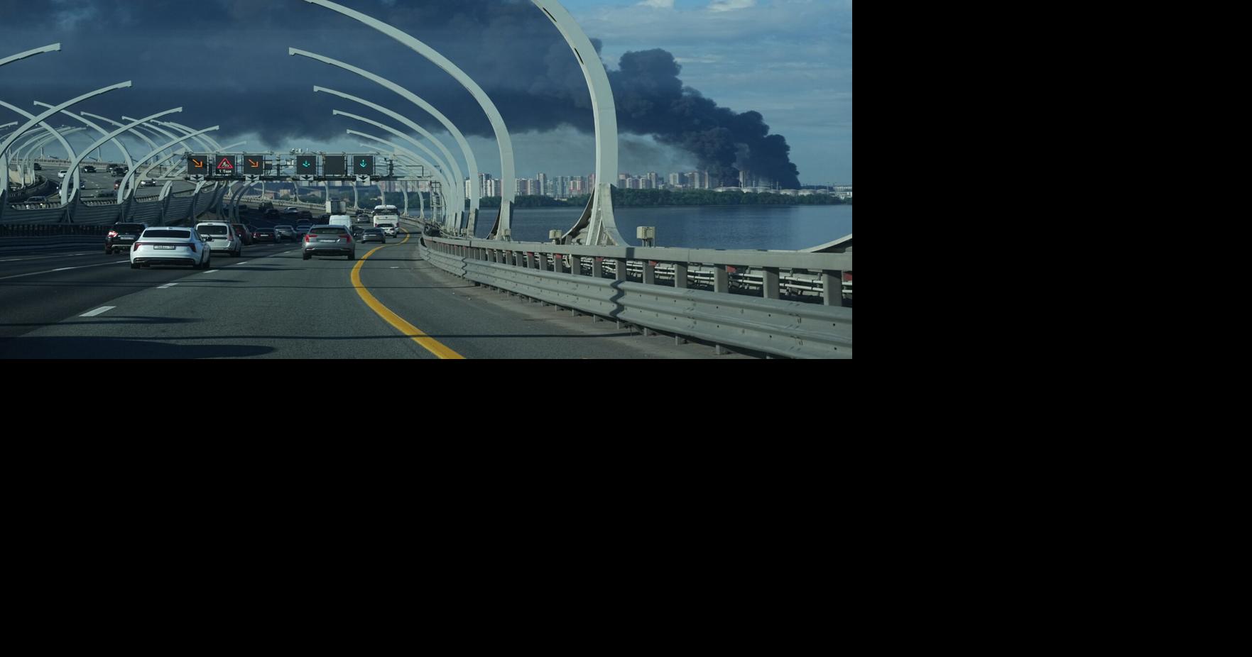 Ukraine's drone strikes set a gloomy tone for Putin's economic showcase ...