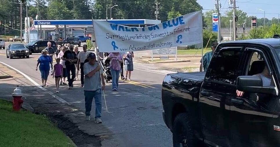 Walk for Blue raises local awareness against human trafficking | News ...