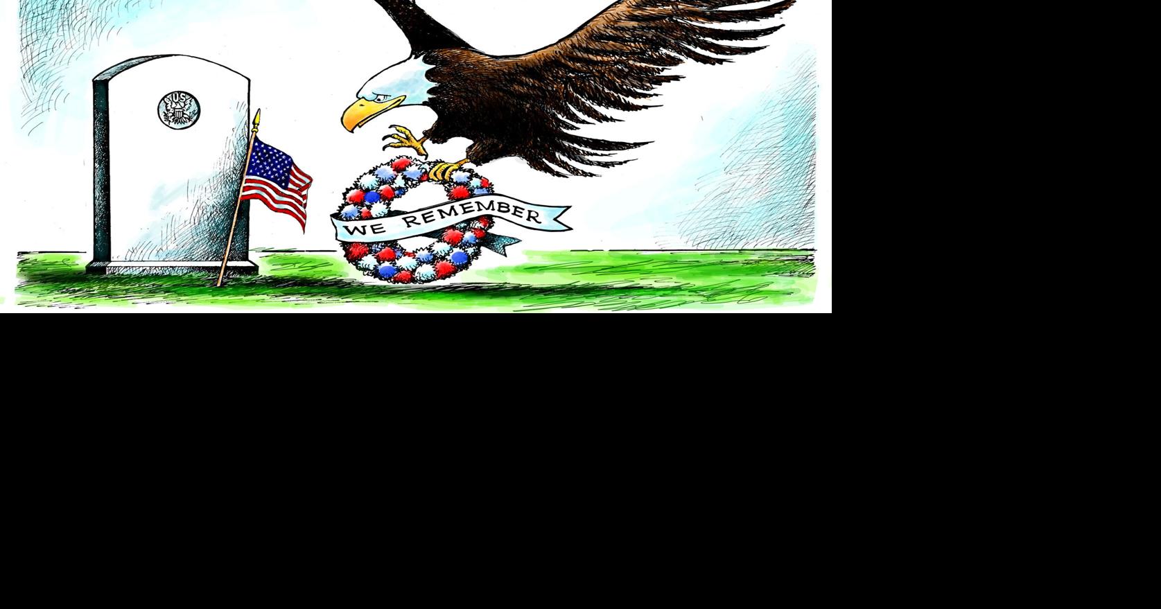 cartoon eagle wreath | Editorial Cartoons | djournal.com