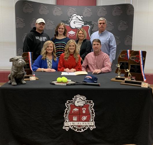 New Albany's Kent and Bolen sign with ICC Tennis | New Albany Gazette ...