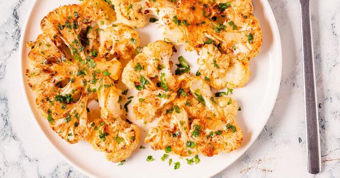 Cauliflower steaks are tender on inside, crispy on outside | Culture ...
