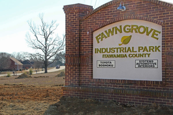 Work begins on landscaping Fawn Grove Industrial Park. | Itawamba ...