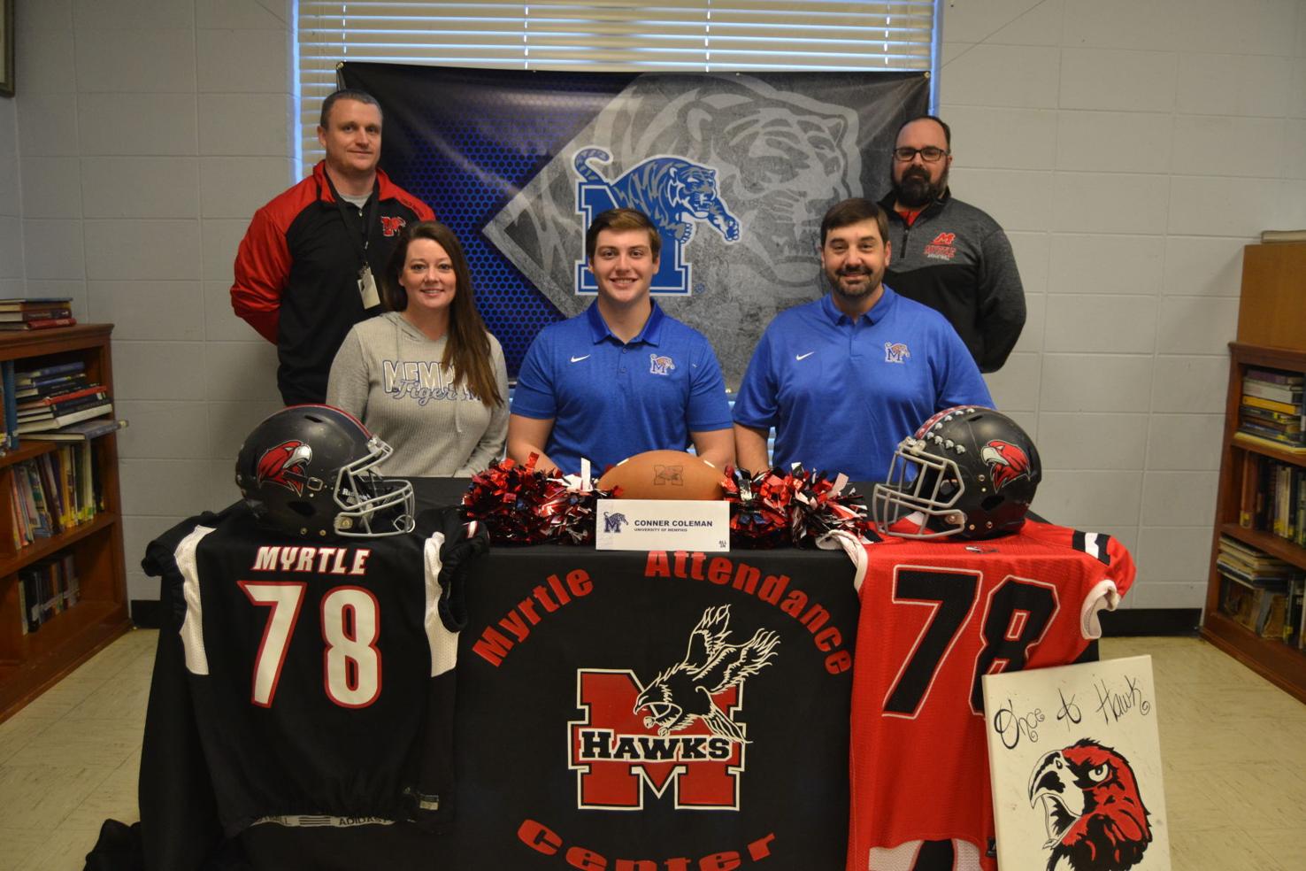 Conner Coleman signs with University of Memphis football | New Albany ...