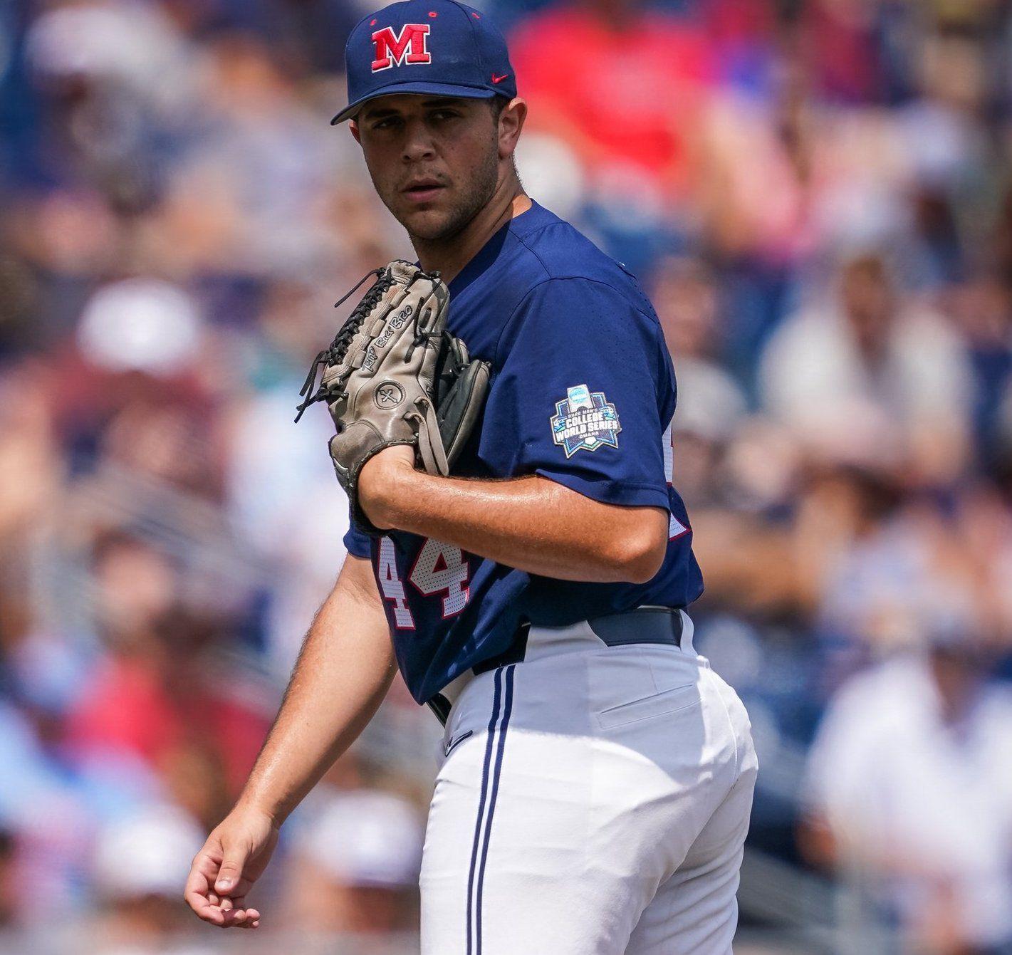 Dylan DeLucia pitches Ole Miss into College World Series finals | Ole ...