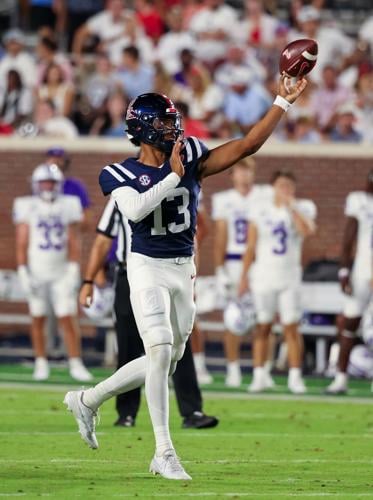Austin Simmons' first-career touchdown pass 'felt like a dream' | Ole ...