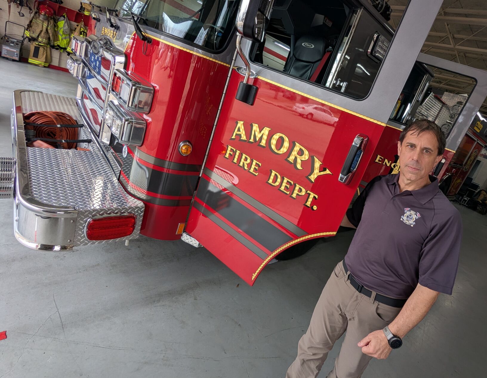 New Amory fire chief returns to one of the first stops of his career ...