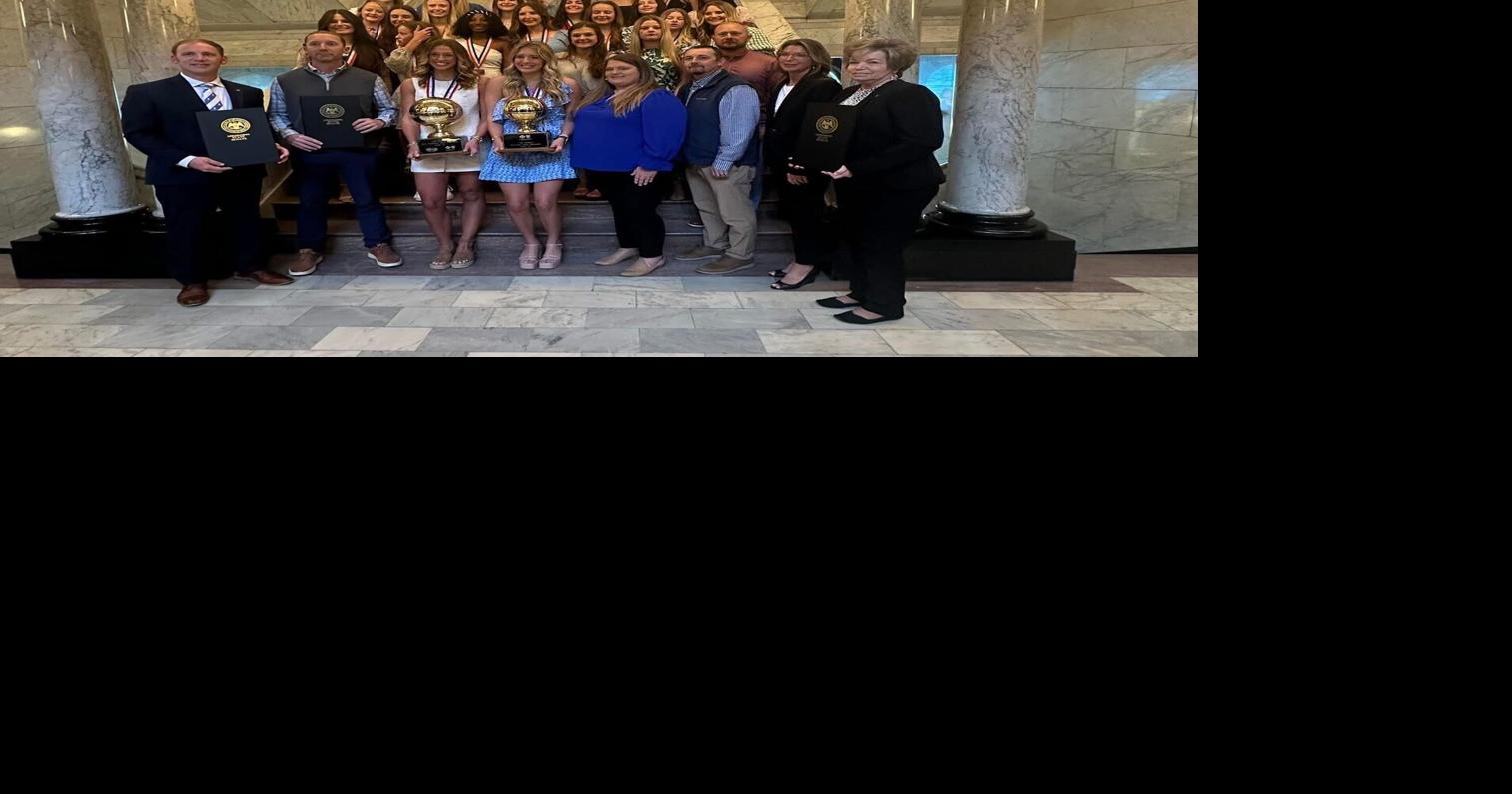 Ingomar Lady Falcon basketball and volleyball recognized at state ...