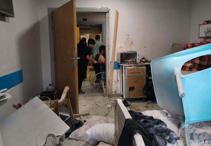 A Lebanese hospital is in ruins and people flee a Beirut suburb after ...