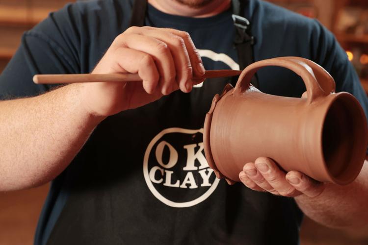 OK Clay demonstrates how to create a beer stein | Arts & Culture ...