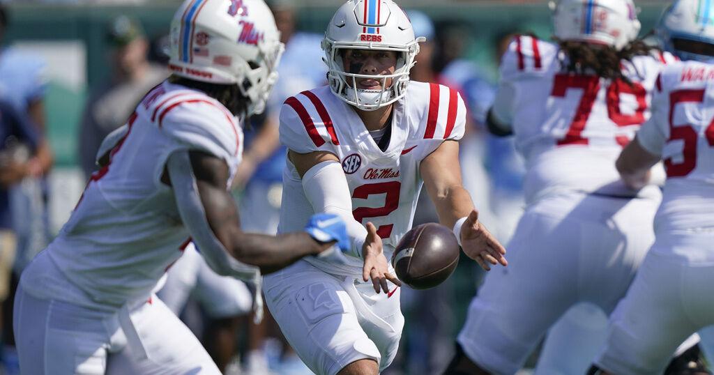 Taking a deeper look inside Ole Miss' offensive numbers halfway through ...