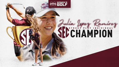Mississippi State women's golfer Julia Lopez Ramirez wins SEC ...