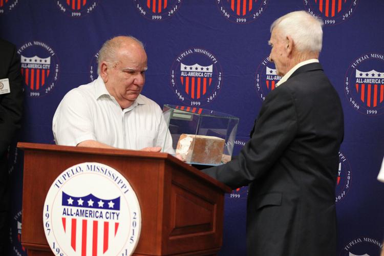 Harris receives brick to honor POW experience | Local News | djournal.com