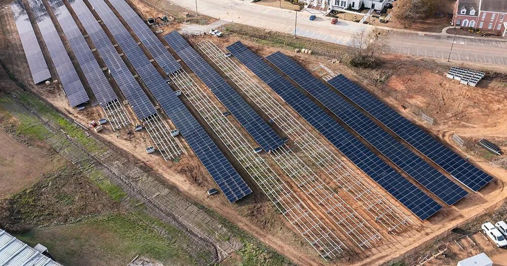 With new solar panels, Mississippi State is taking strides towards ...