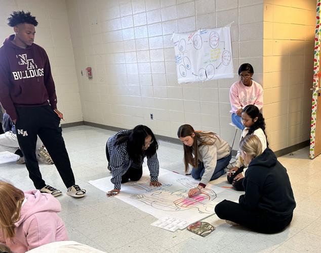 Anatomy classes complete 'Human Body Challenge' | New Albany Gazette ...