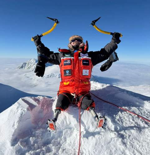 Double amputee first to climb highest peaks on every continent | News ...