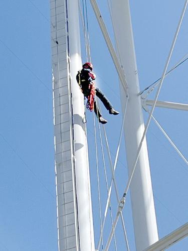 NAFD fire crews work on rope rescue training | New Albany Gazette ...