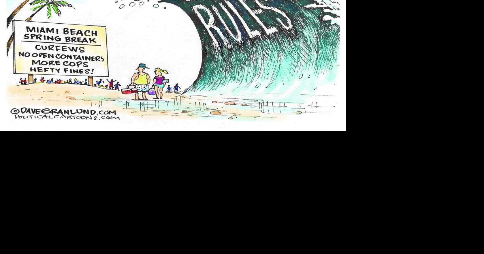 spring break cartoon | | djournal.com