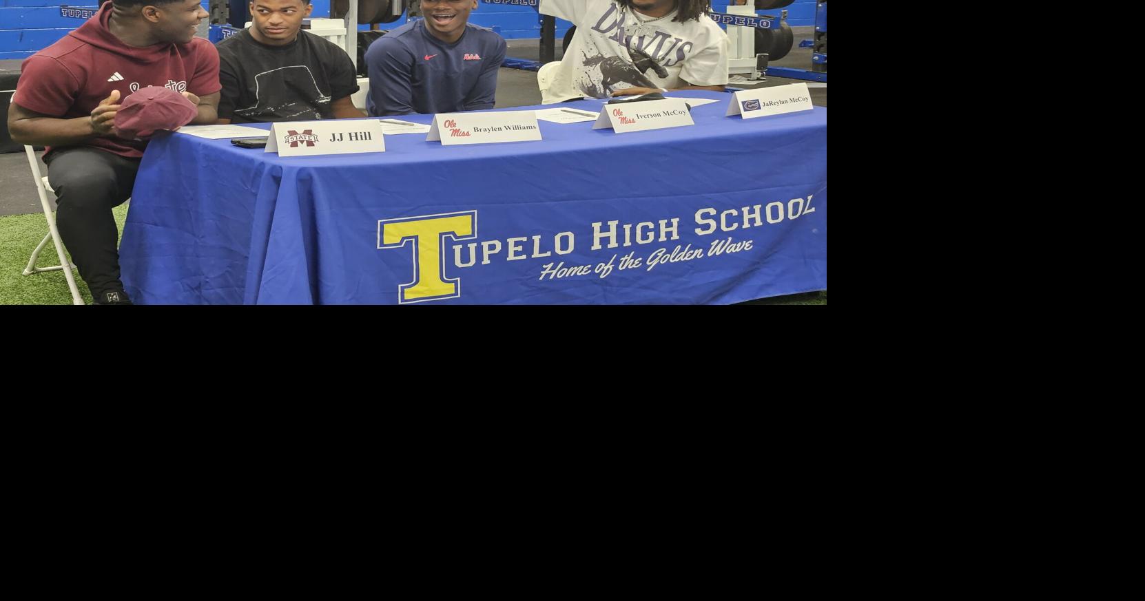 Four Tupelo football players sign with SEC schools | High school Sports ...
