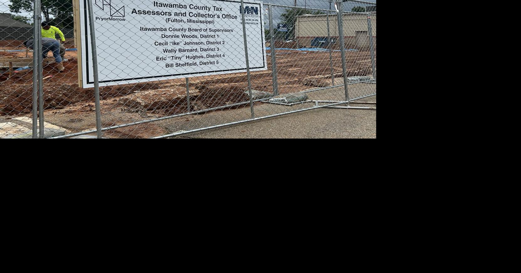 Construction underway on new Itawamba tax building | News | djournal.com