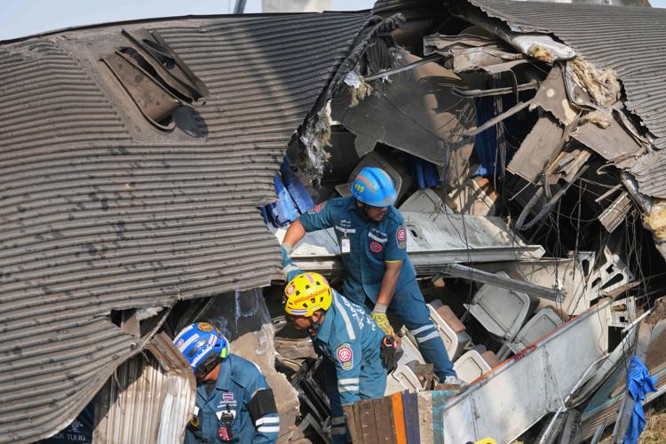 Photos show rescue work after train derailment in Thailand | Nation ...