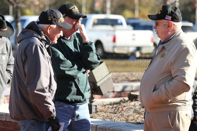 Maj. Gen. Marcia Anderson speaks during Tupelo's annual Veterans Day ...