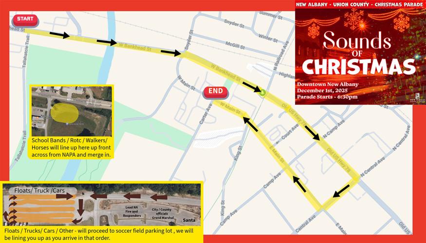 Christmas parade will see major change in parade route and staging area ...
