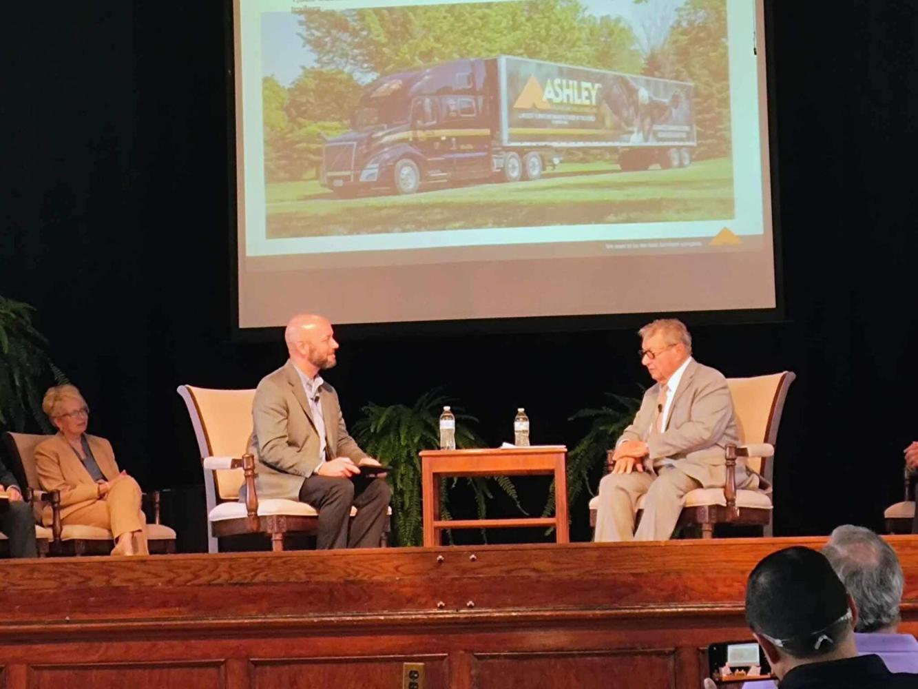 Ashley Furniture founder Ron Wanek visits BMCU for 'Chat with the ...