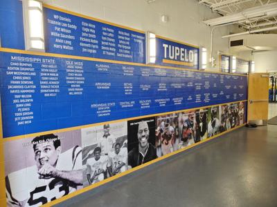 Tupelo High football celebrates history with new display | High school ...