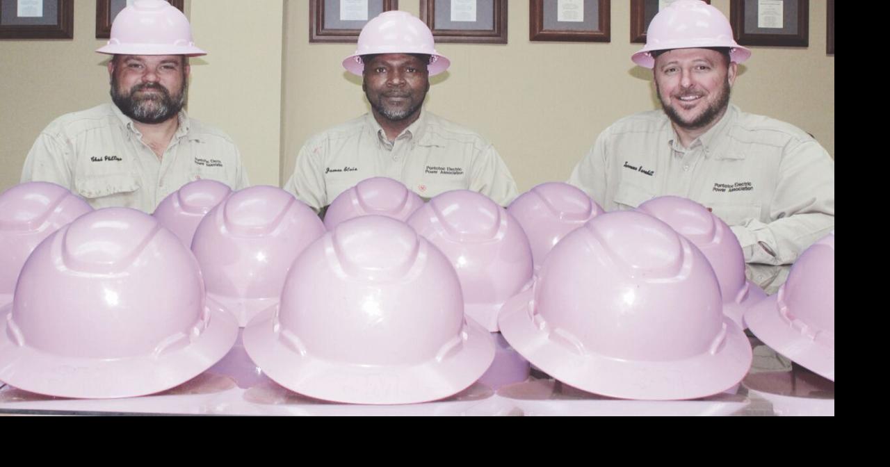 Real linemen wear pink hard hats | Pontotoc Progress | djournal.com