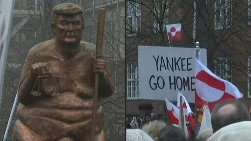 Greenland protesters tell Trump to keep US hands off Arctic island ...