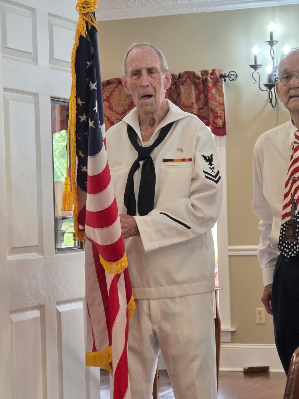 Navy veteran presented with Quilt of Valor ahead of Memorial Day ...