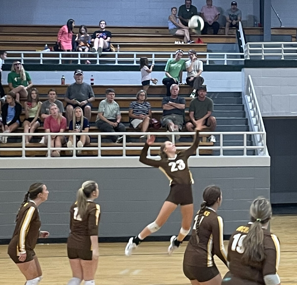 Lily Collins Volleyball