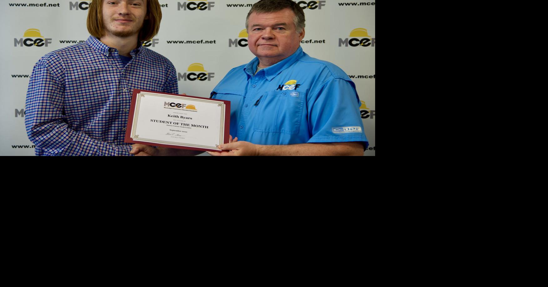 Amory technical education student recognized by Mississippi Construction Education Foundation ...
