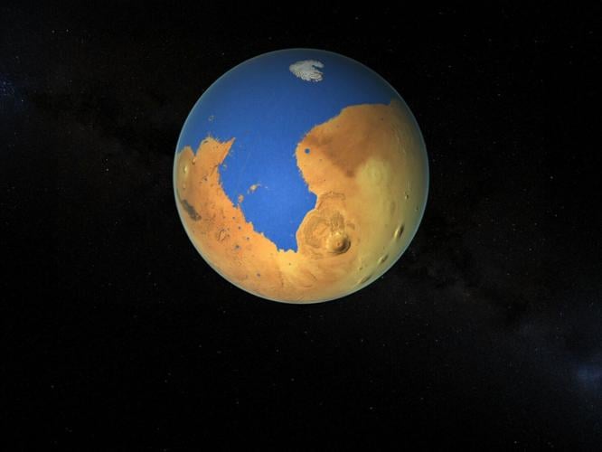 That one time the red planet was half blue | News | djournal.com