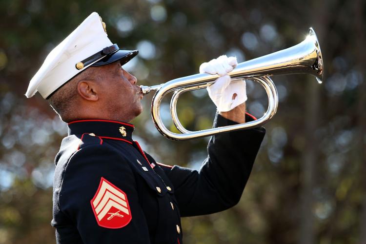 Maj. Gen. Marcia Anderson speaks during Tupelo's annual Veterans Day ...
