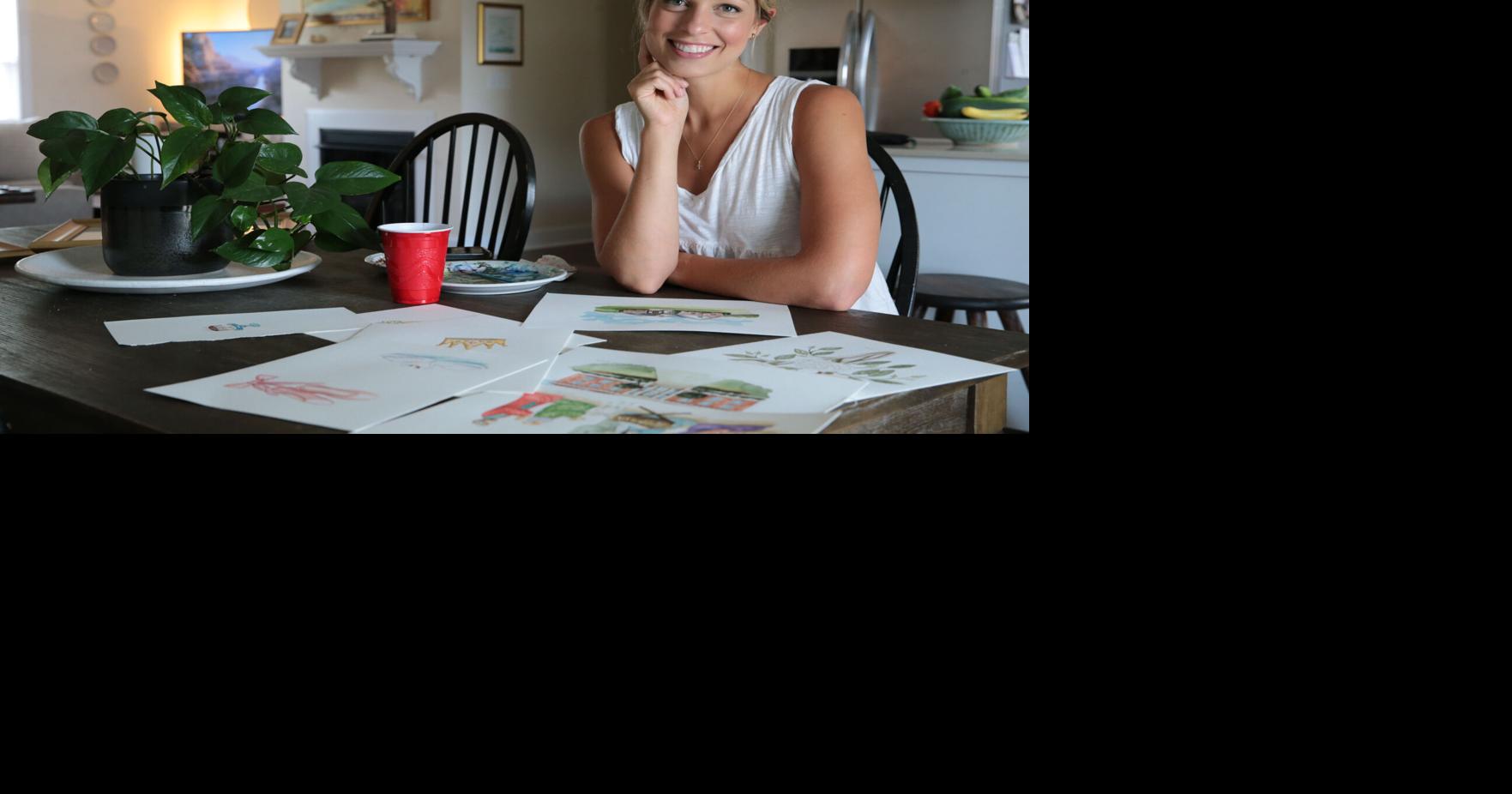 Oxford artist Sarah Godwin enjoys simplicity, complexity of watercolors ...