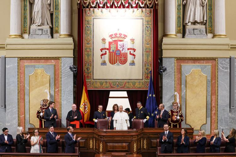 In first papal speech to Spanish parliament, pope demands respect for ...