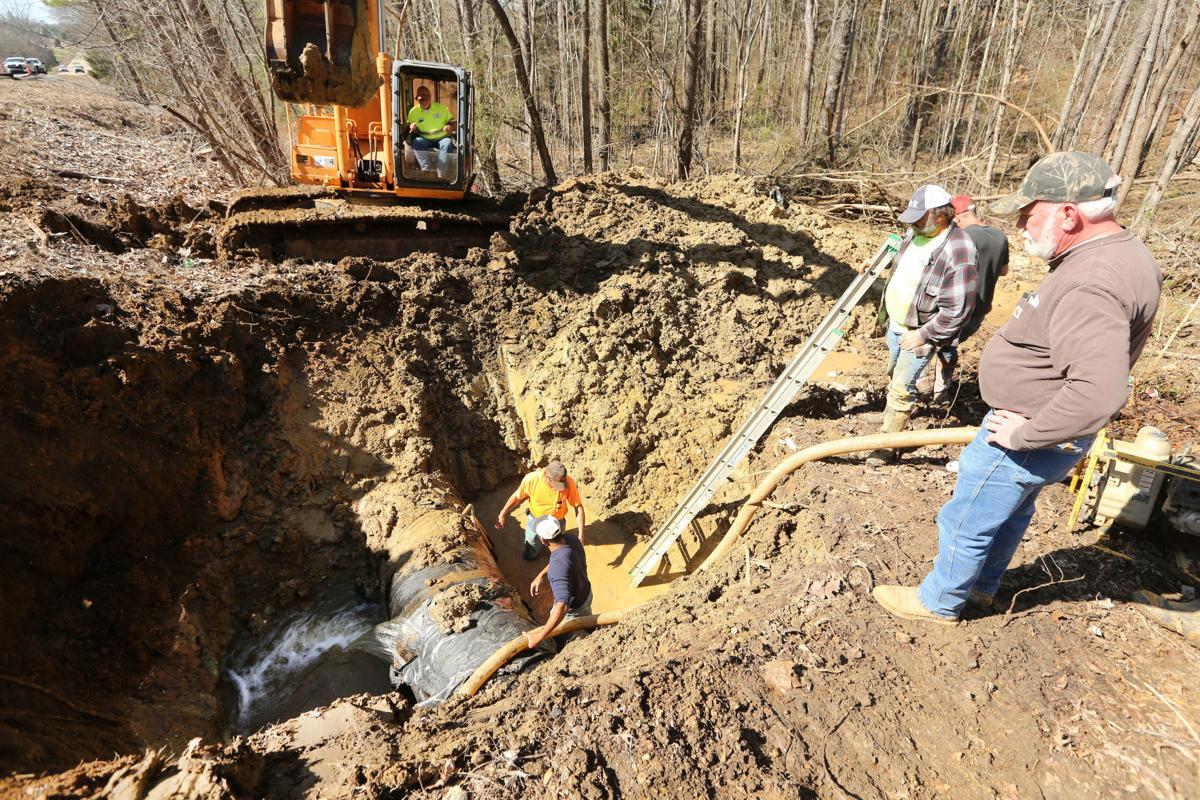 Water line break repaired | Local News | djournal.com