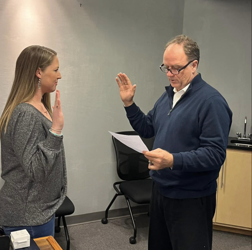 Hopper sworn into North Tippah School District Board of Education ...