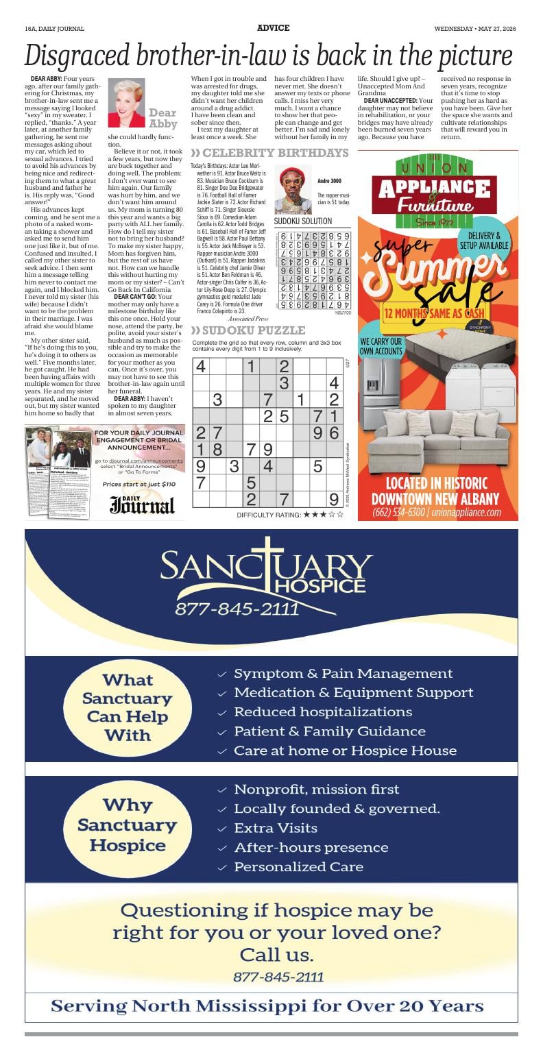 Page A16 | Daily Journal e-Edition | djournal.com
