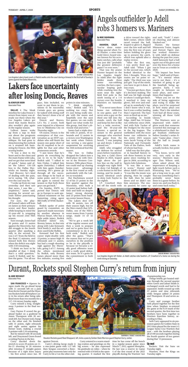Page A9 | Daily Journal e-Edition | djournal.com