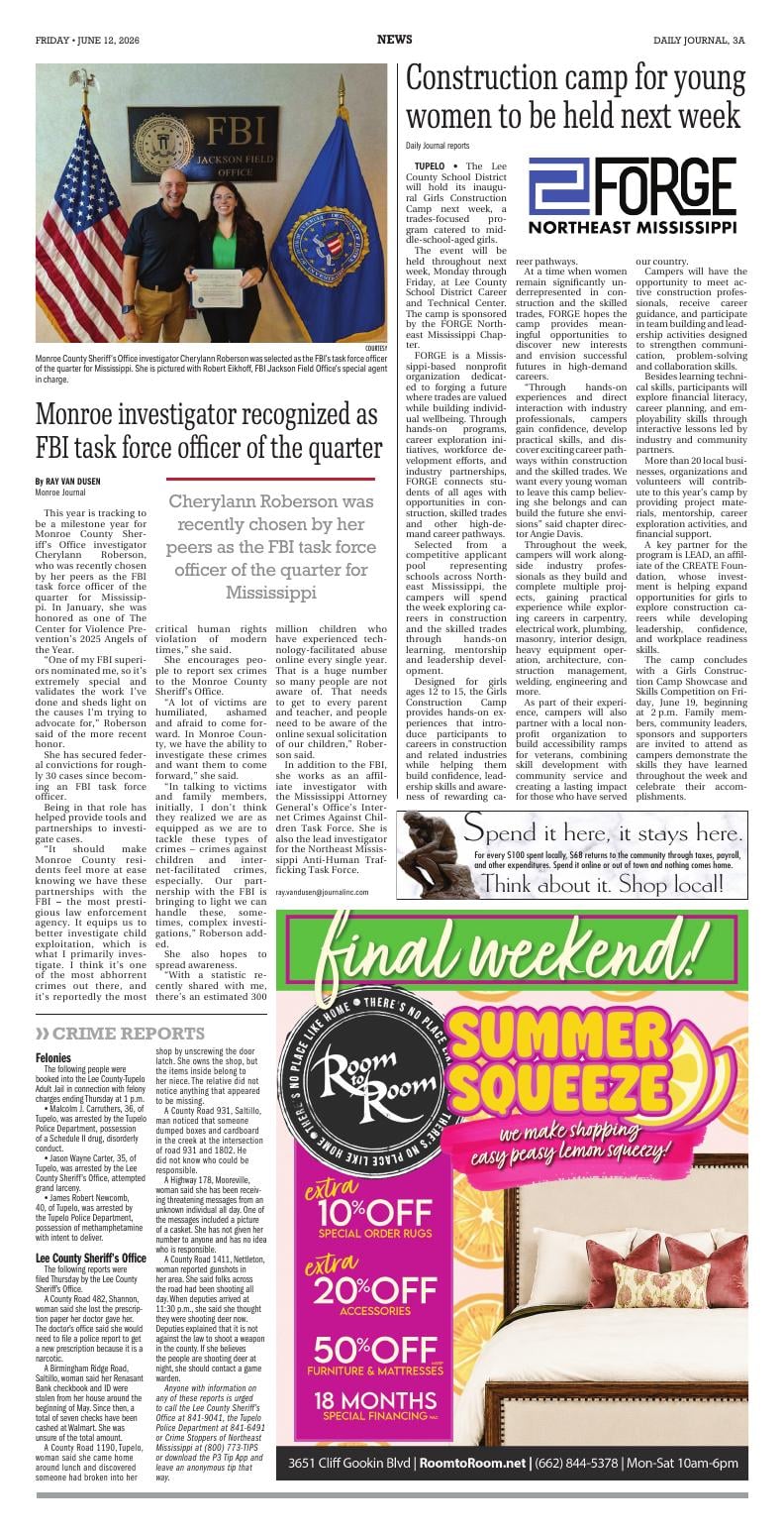 Page A3 | Daily Journal e-Edition | djournal.com