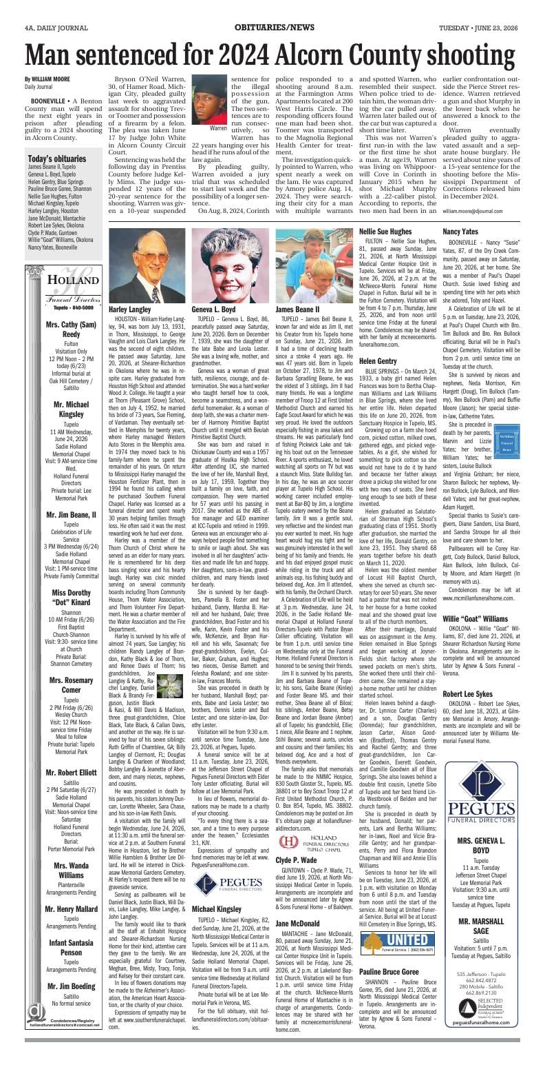 Page A4 | Daily Journal e-Edition | djournal.com